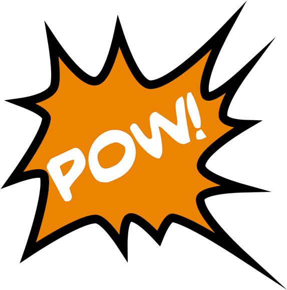 Pow Png - Comics Icon Pow Png Clipart - Large Size Png Image - PikPng