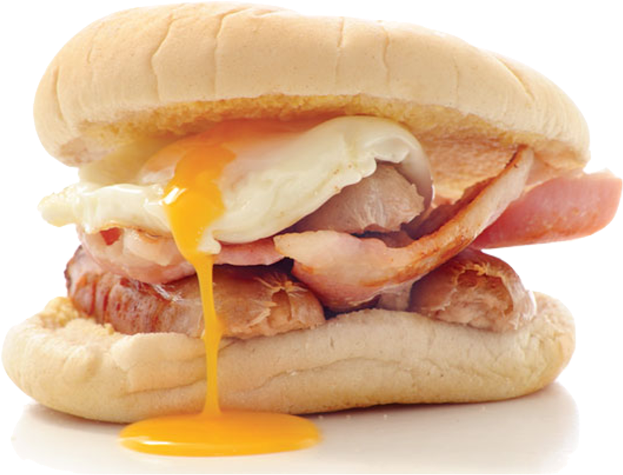 Best Free Breakfast - Breakfast Bap Clipart - Large Size Png Image - PikPng