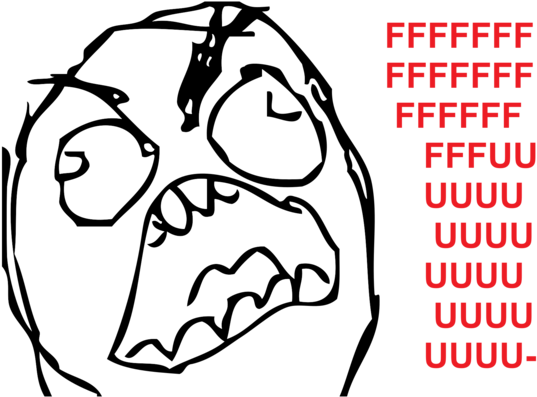 Meme Clipart Troll - Troll Face Angry Png Transparent Png - Large Size ...