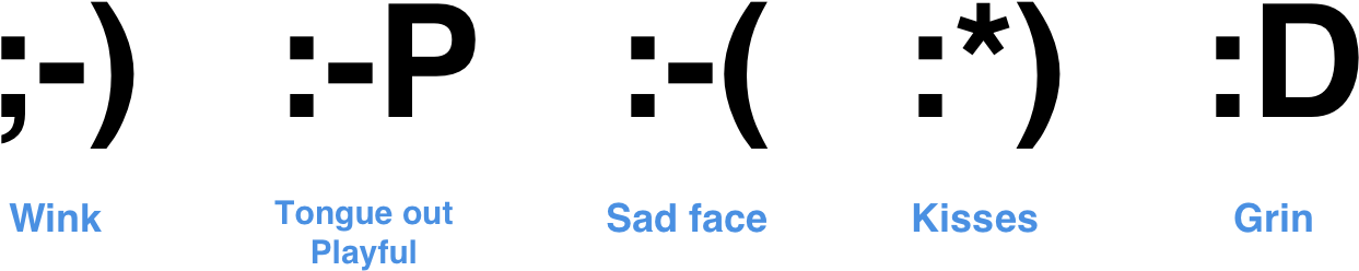 Basic Emoticons - Emoticons And Emojis Clipart - Large Size Png Image ...