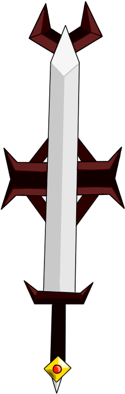 Fire Sword - Cross Clipart - Large Size Png Image - PikPng