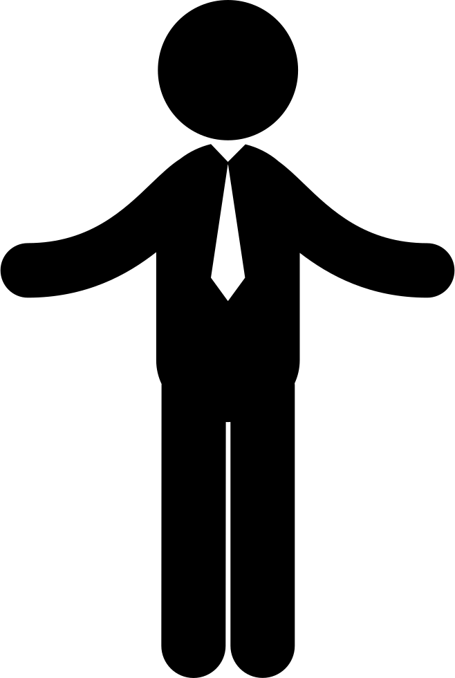 Png File - Man In Tie Icon Clipart - Large Size Png Image - PikPng