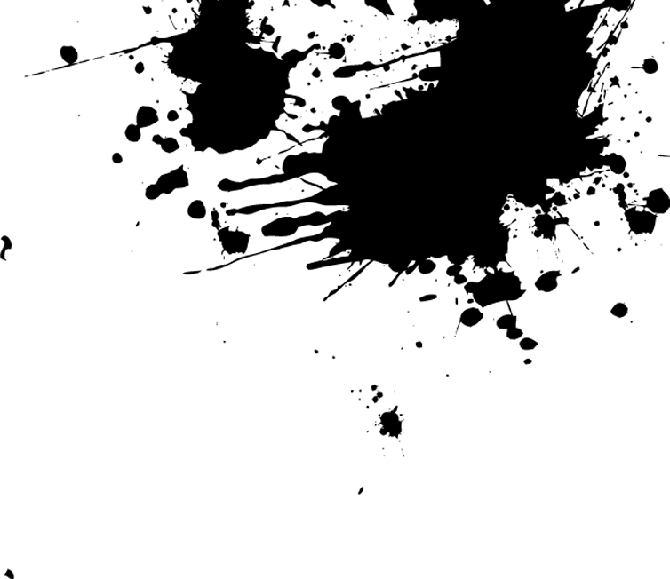 Ink Spatter Top Right - Illustration Clipart - Large Size Png Image ...