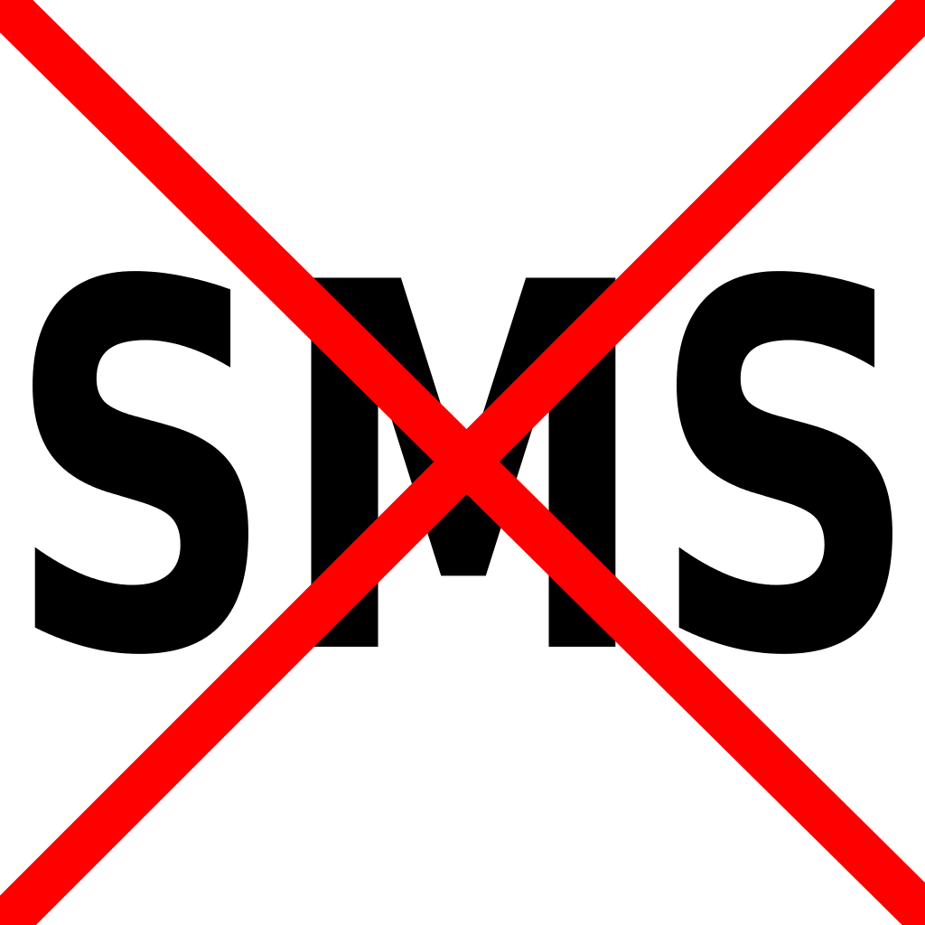 No Sms Logo - No Sms Clipart - Large Size Png Image - PikPng