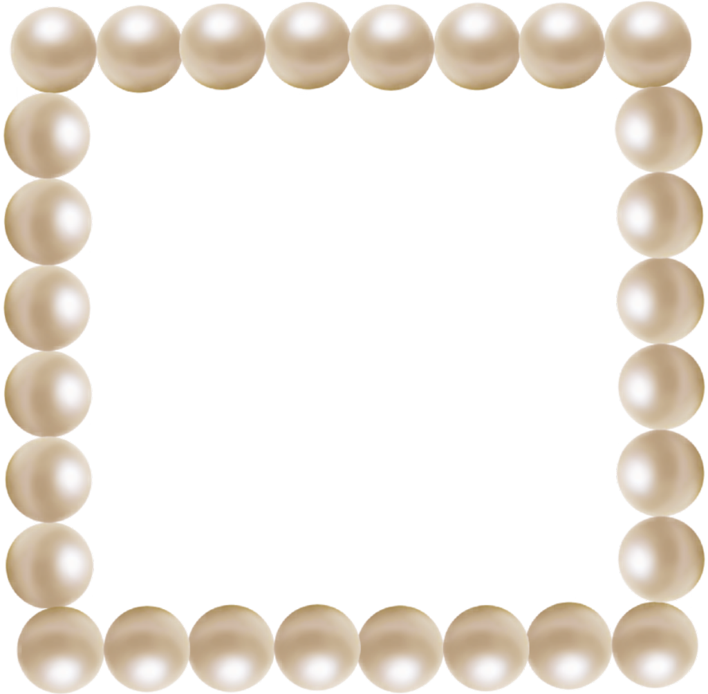 #pearls #frame #pearl #framepearls - Picture Frame Clipart - Large Size ...