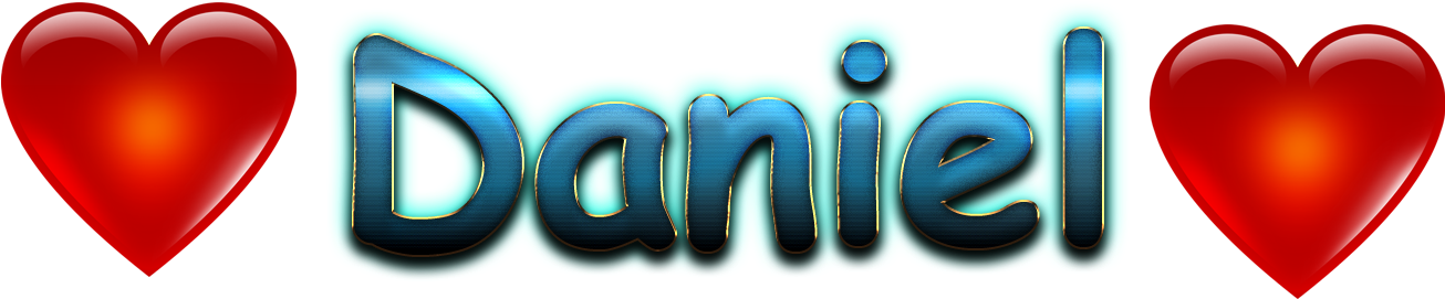 Love The Name Daniel Clipart - Large Size Png Image - PikPng