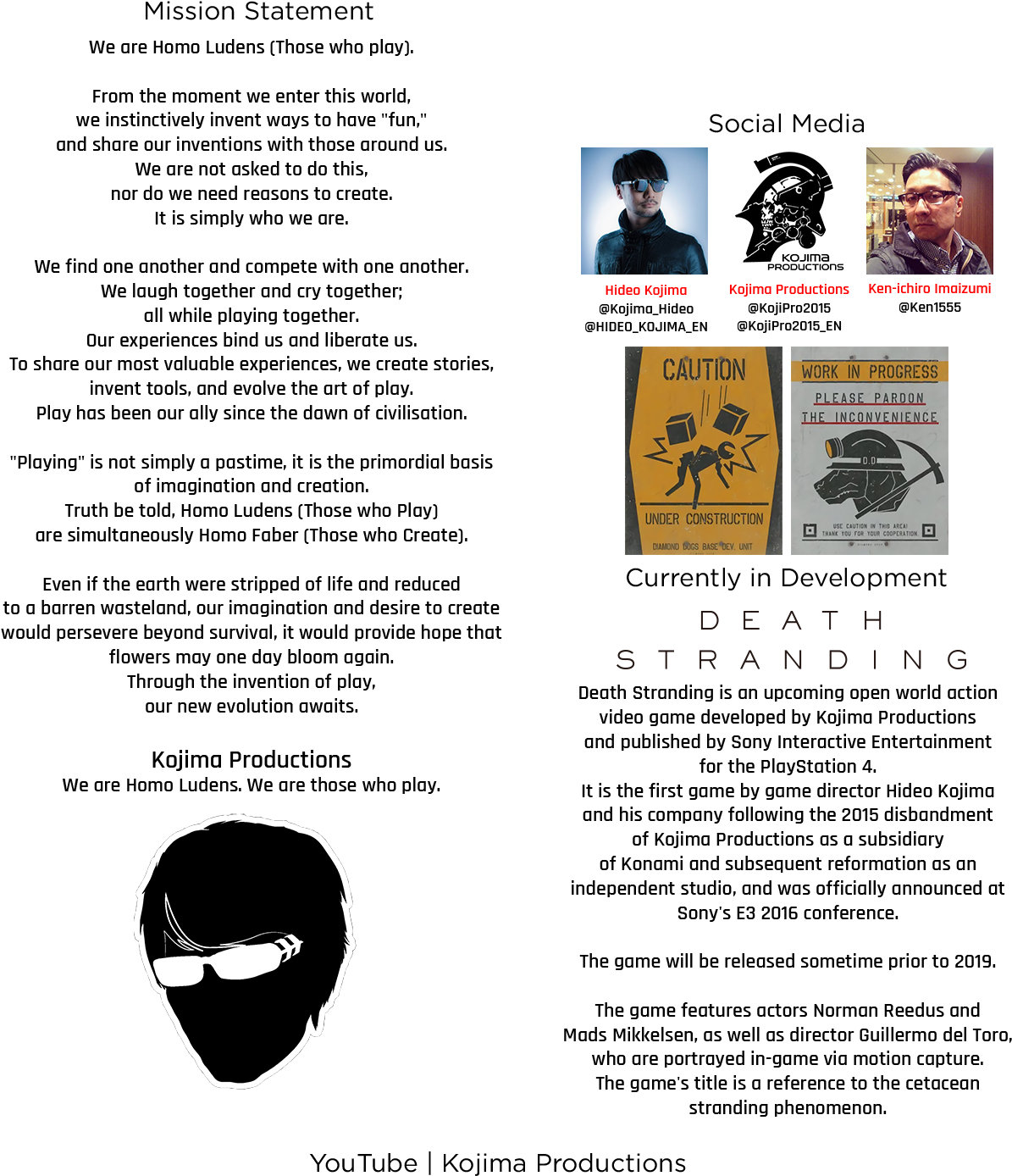 Kojima Productions Community Thread - Poster Clipart - Large Size Png ...