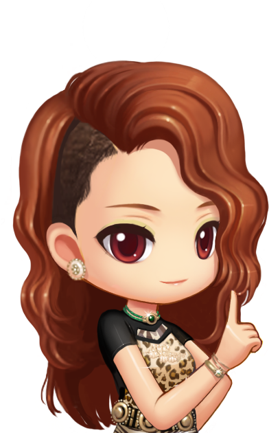 [photos] Cartoon Dara For Fashion City - Dara Chibi Png Clipart - Large ...