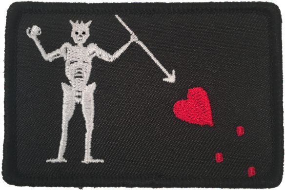 Blackbeard's Flag Clipart - Large Size Png Image - PikPng