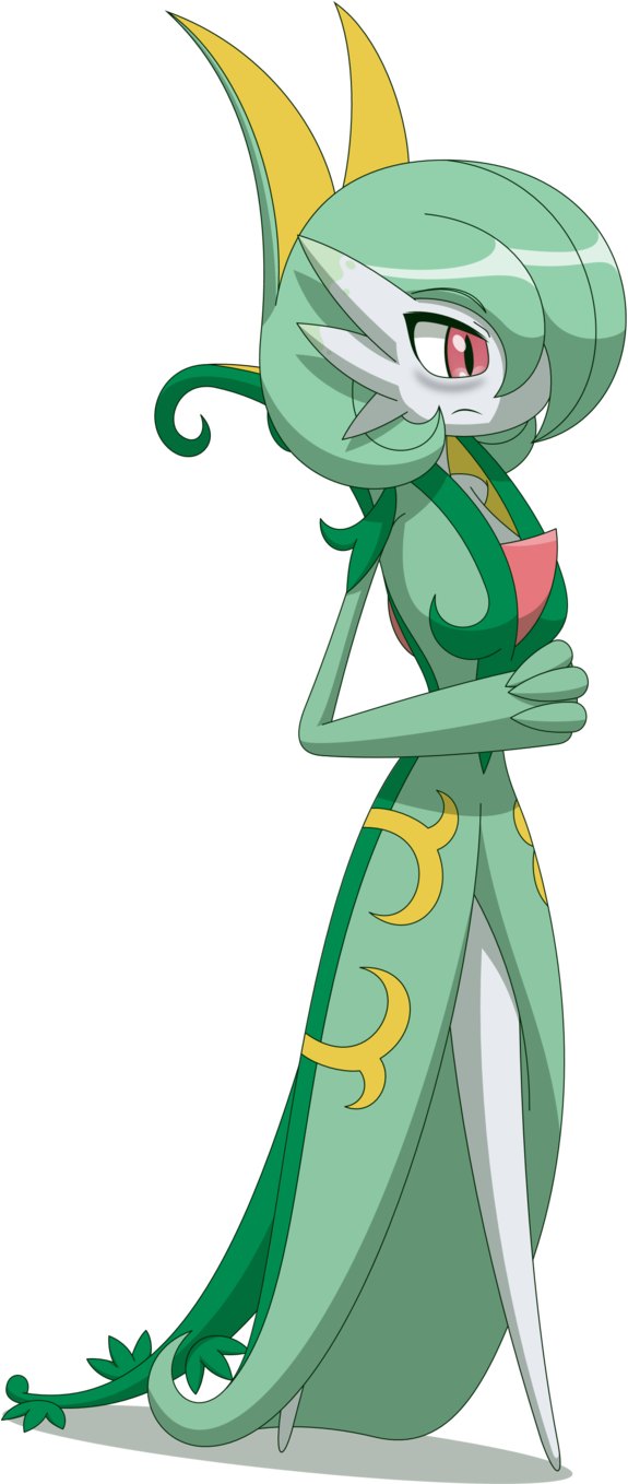 Serperior Veronica - Serperior And Gardevoir Fusion Clipart - Large ...