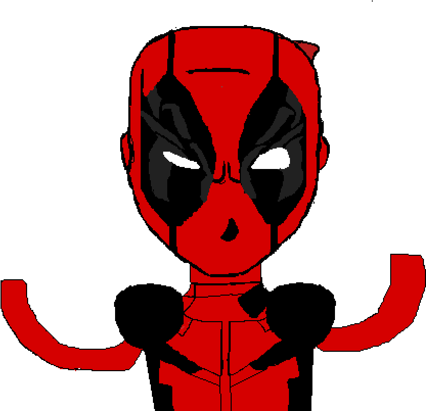 Deadpool - Cartoon Clipart - Large Size Png Image - PikPng