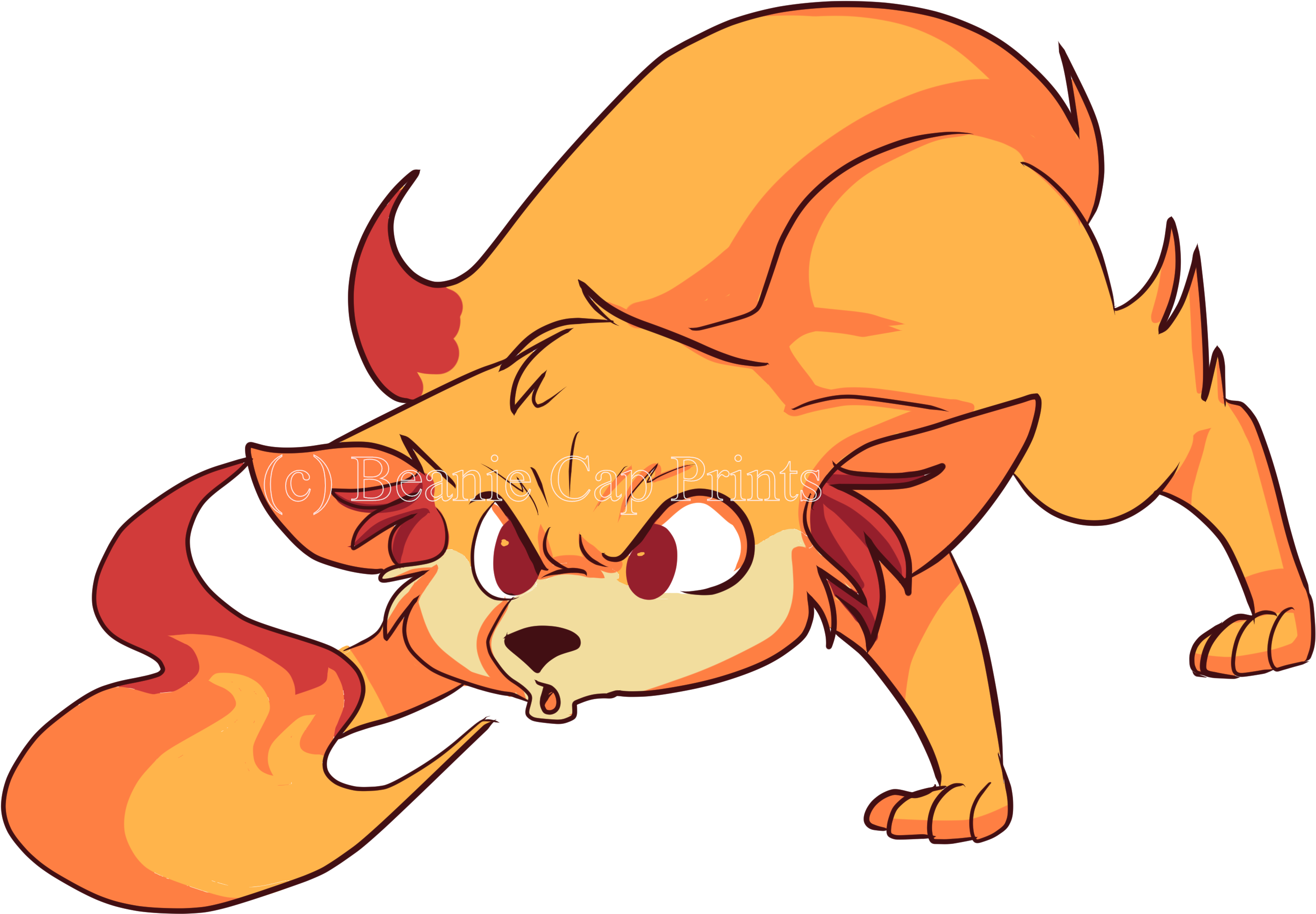 Fennekin - Cartoon Clipart - Large Size Png Image - PikPng