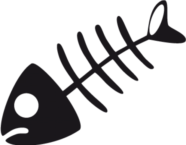 Fish Skeleton Cartoon - Fish Bone Png Clipart - Large Size Png Image ...