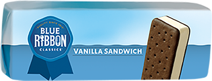 Ice Cream Sandwich Vanilla - Blue Ribbon Vanilla Sandwich Clipart ...