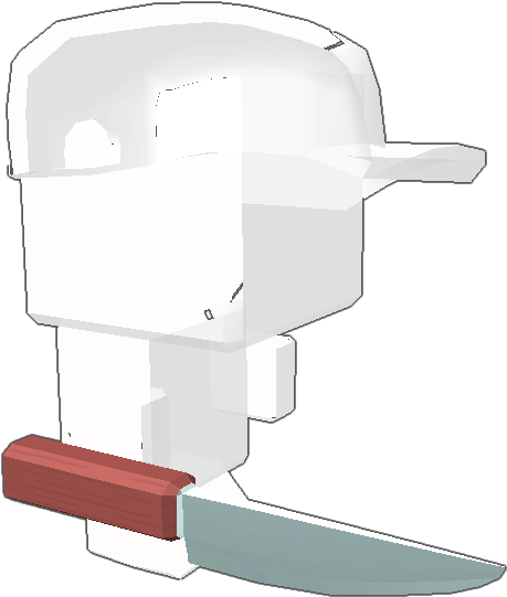 Melvin,the Popular Myth In Roblox - Knife Clipart - Large Size Png ...