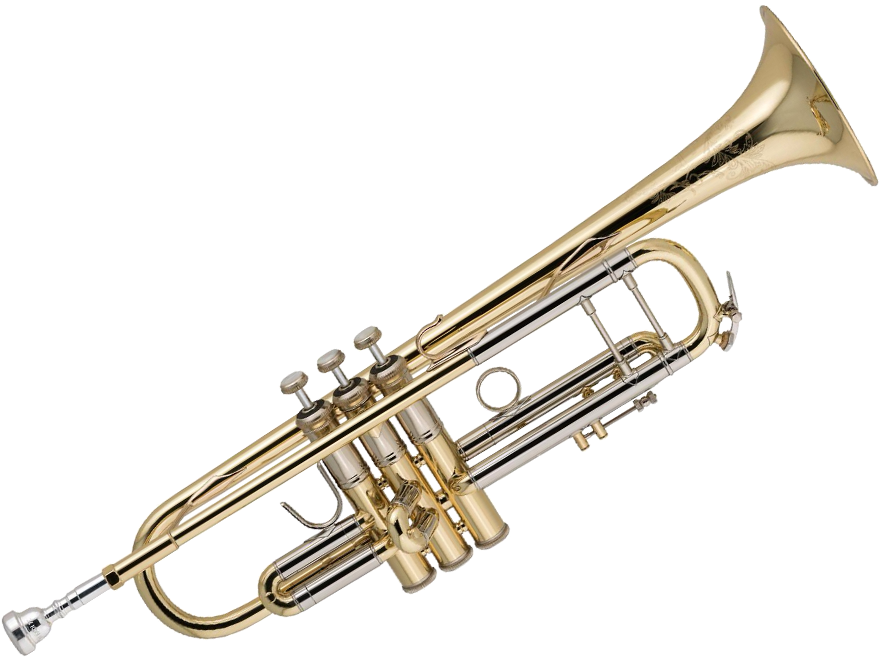 Where Spirits Blend With Music - Trumpet Instrument Clipart - Large ...