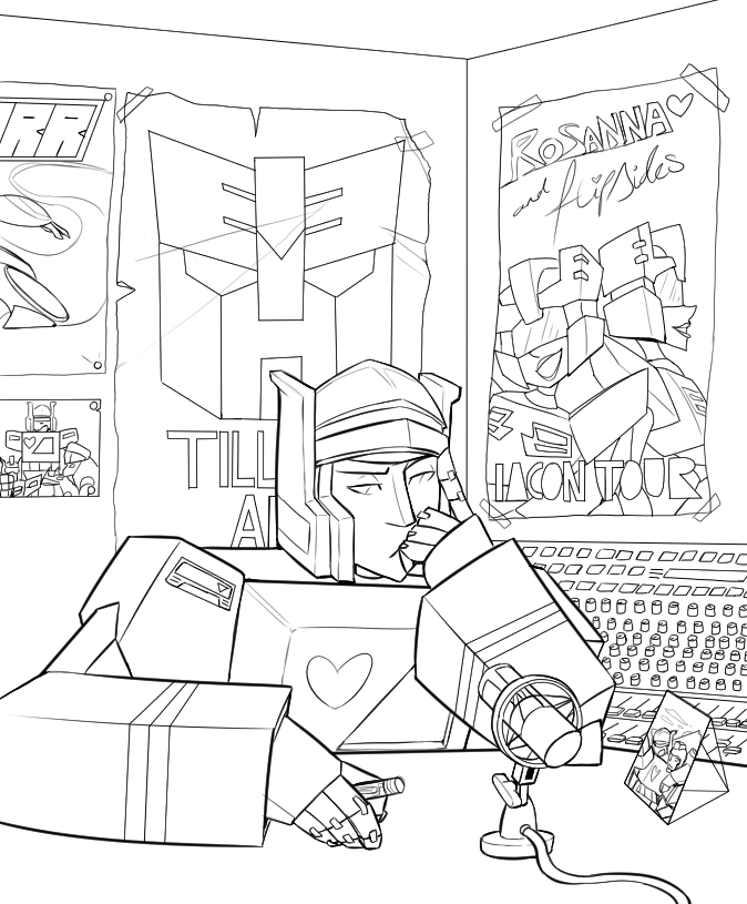 Drawn Robot Foot - Line Art Clipart - Large Size Png Image - PikPng