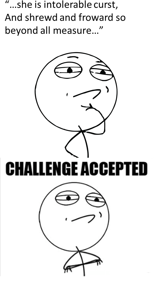 Download In The Taming Of The Shrew, A Bunch Of Men Want To - Challenge ...