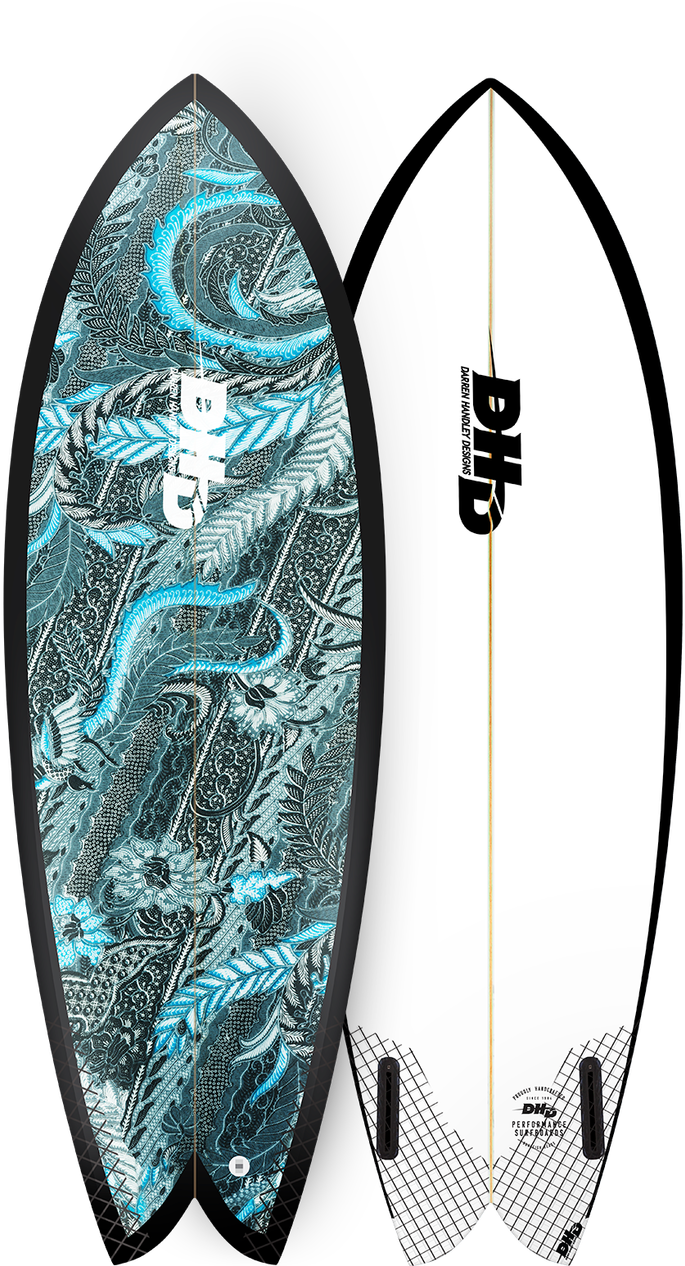 Blue Scarlett - Dhd Mini Twin Fin Clipart - Large Size Png Image - PikPng