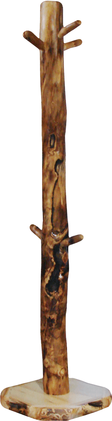 Aspen Log Coat Tree - Hat Rack Transparent Clipart - Large Size Png ...