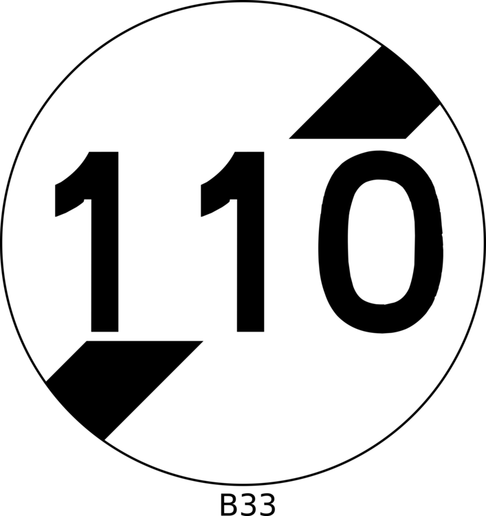 Logo Brand Traffic Sign Speed Limit - 110 Clipart - Png Download ...