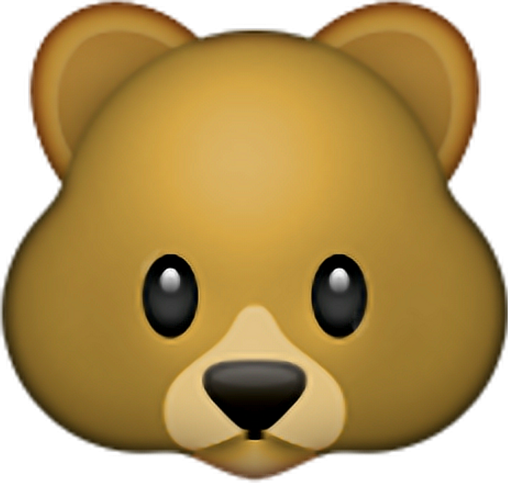 Emoji Sticker - Emojis Bear Clipart - Large Size Png Image - PikPng