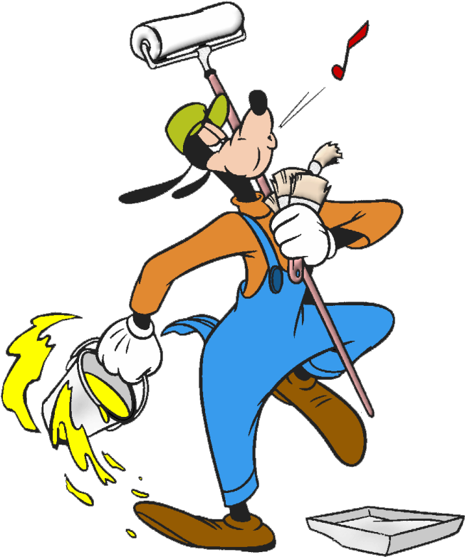 Cross-stitch - Goofy Paint Clipart - Large Size Png Image - PikPng