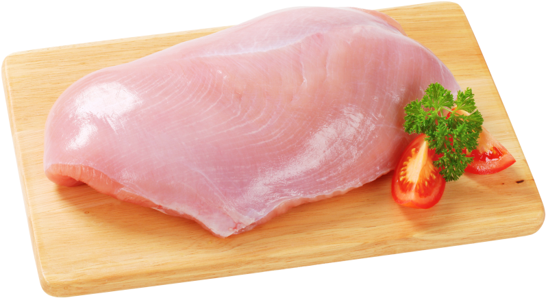 Chicken Steak - Raw Boneless Turkey Breast Clipart - Large Size Png ...