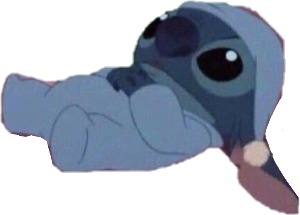 Download Stitch Sticker - Cute Sad Stitch Clipart Png Download - PikPng