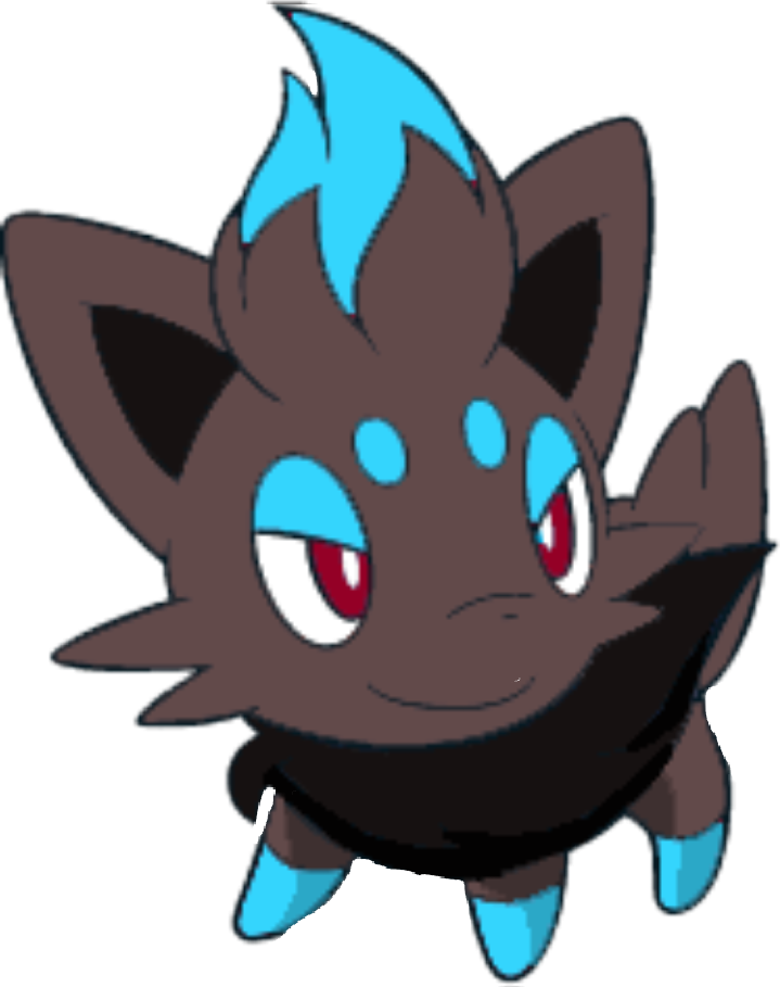Zorua Sticker - Shiny Zorua Png Clipart - Large Size Png Image - PikPng