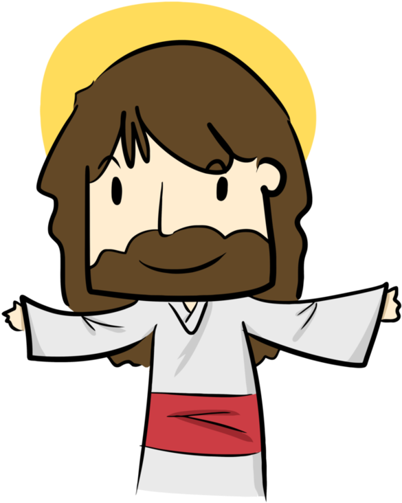 Jesus Cartoon Png Clipart - Large Size Png Image - PikPng