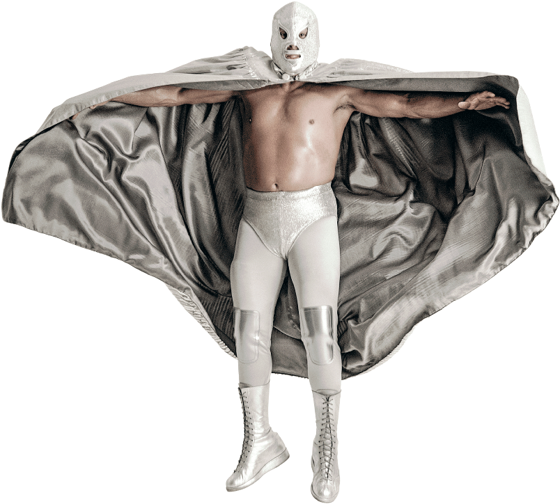 Luche Libre - Santo - Cape Clipart - Large Size Png Image - PikPng