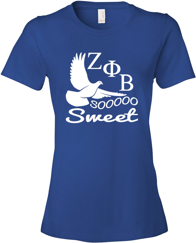 Zeta Phi Beta - T-shirt Clipart - Large Size Png Image - PikPng