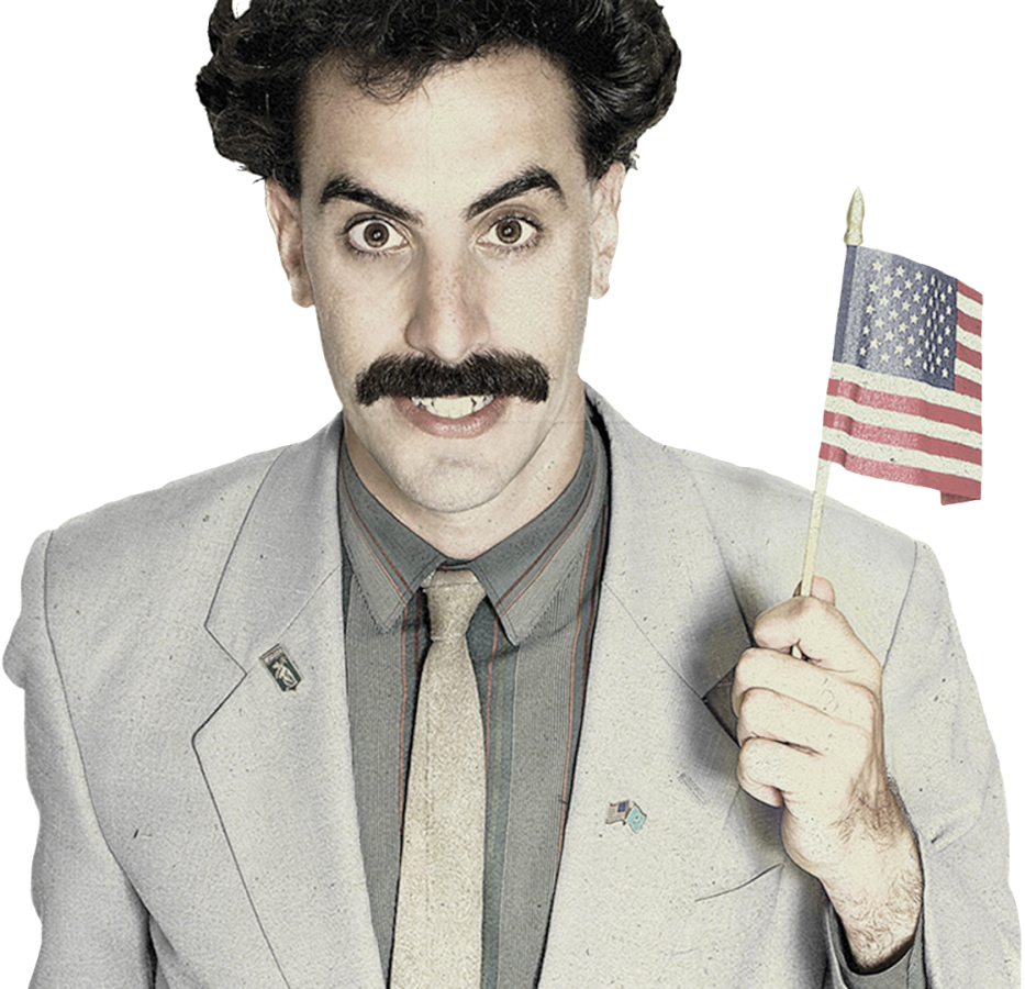 Borat Ipsum - Sacha Cohen Borat Clipart - Large Size Png Image - PikPng