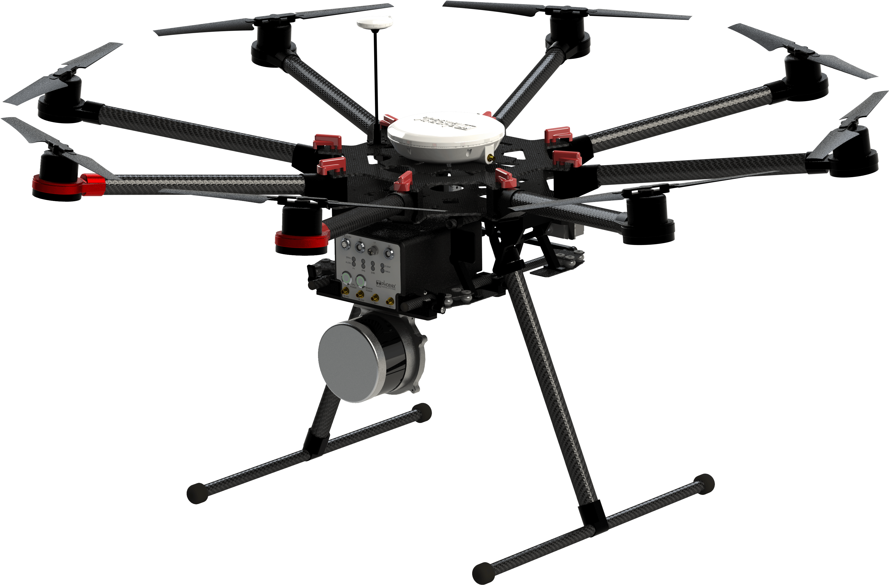 Phoenix Aerial Drone - Drone With Lidar Clipart - Large Size Png Image ...