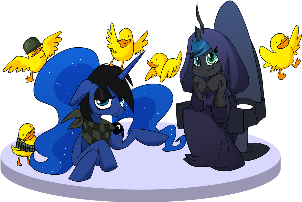 Size Queen Tumblr - Mlp Teen Luna Clipart - Large Size Png Image - PikPng
