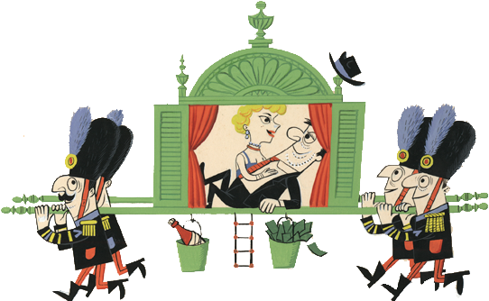 Jim Flora - Cartoon Clipart - Large Size Png Image - PikPng