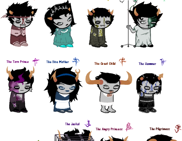 Homestuck Clipart Horoscope - 13 Ghost The Angry Princess Artwork - Png ...