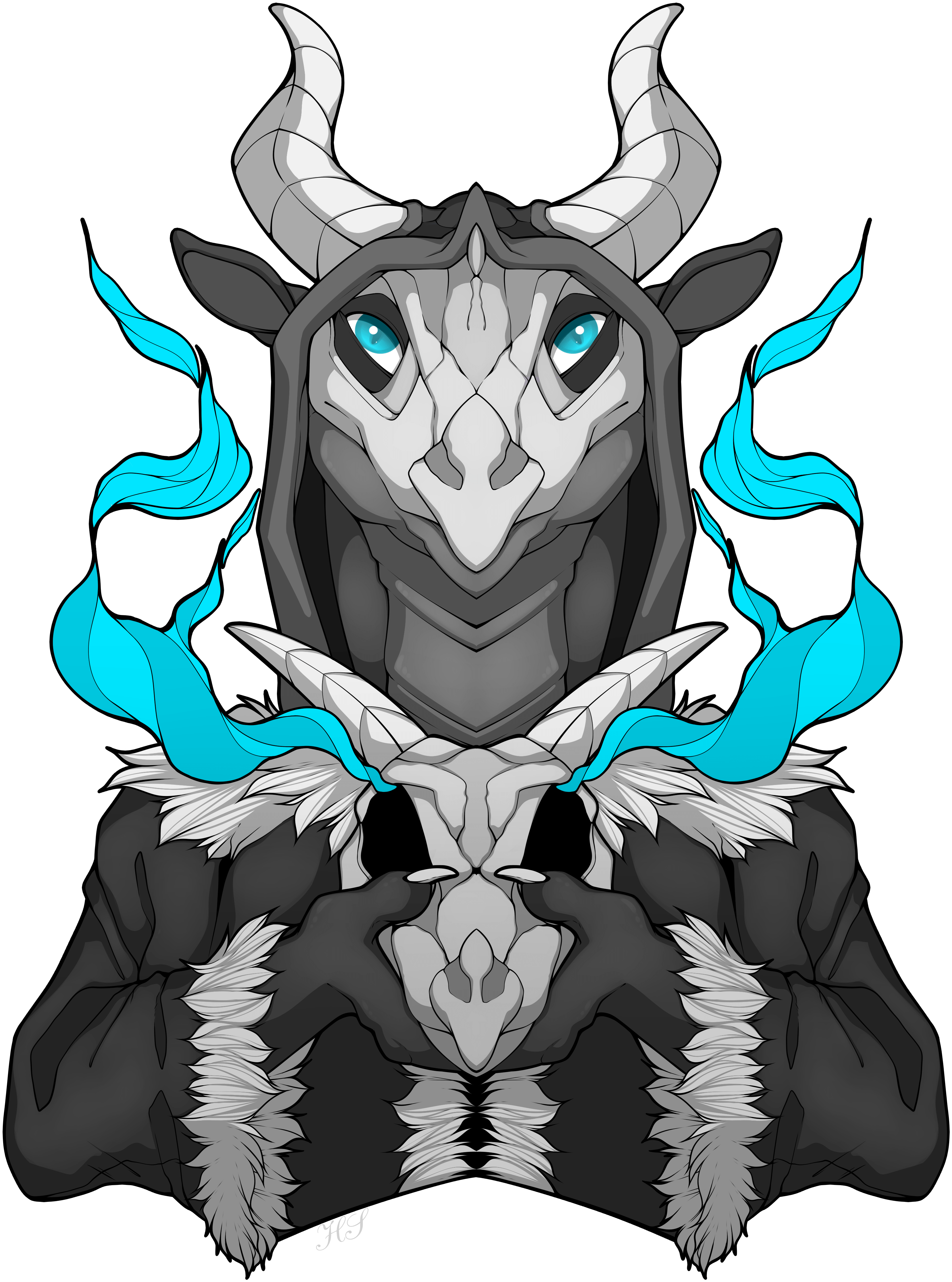 Dragon Necromancer Clipart - Large Size Png Image - PikPng