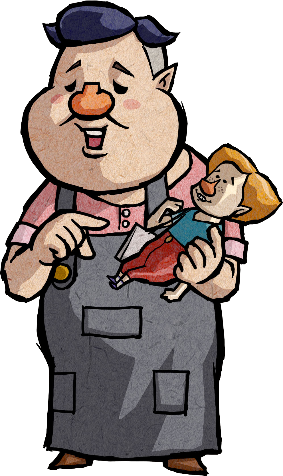 Carlov - Wind Waker Characters Art Clipart - Large Size Png Image - PikPng