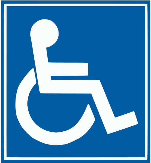 Handicap Sign Transparent Clipart - Large Size Png Image - PikPng