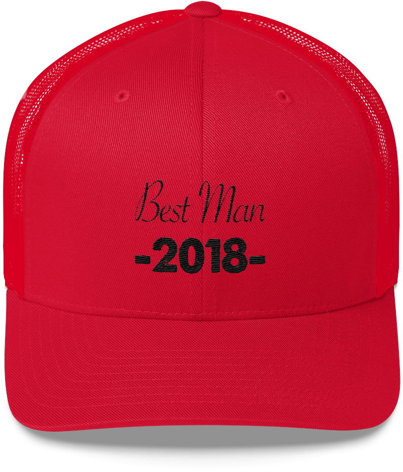 Best Man Retro Trucker Cap - Treason Hat Clipart - Large Size Png Image ...