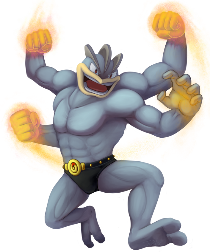 Machamp Png Transparent Background - Cartoon Clipart - Large Size Png ...