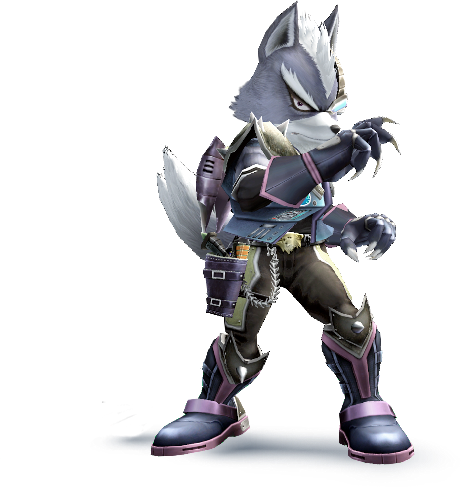 Starfox Clone Returning From Brawl Future Smash - Wolf Star Fox Png Clipart - Large Size Png ...
