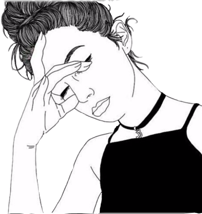 Gamora Drawing Tumblr Aesthetic - Girls Drawings Outline Clipart ...