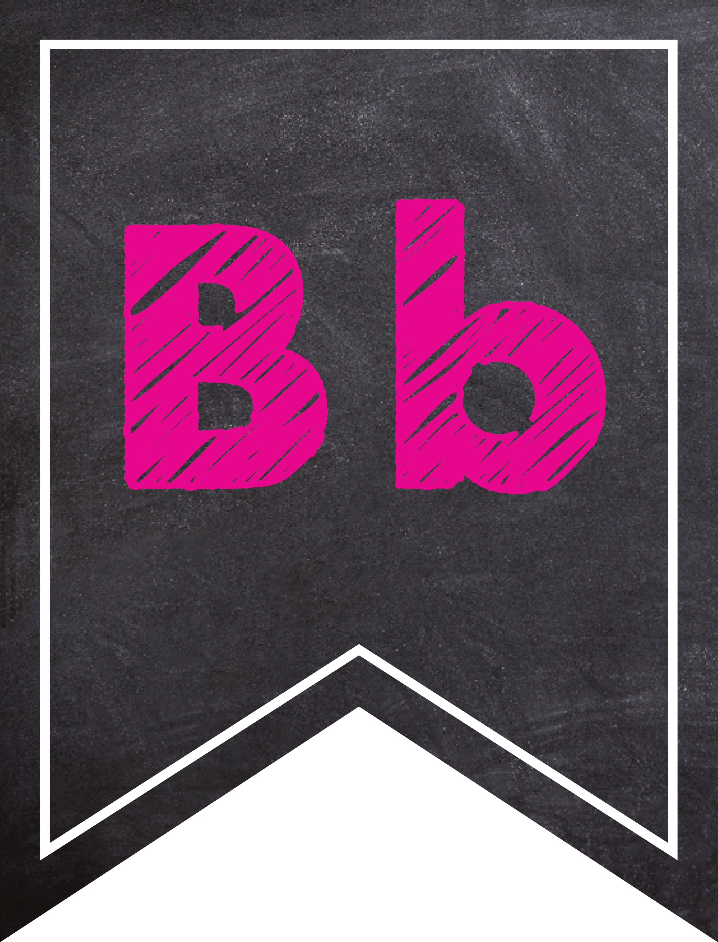 Chalkboard Letters Numbers Banner Neon - Graphic Design Clipart - Large ...