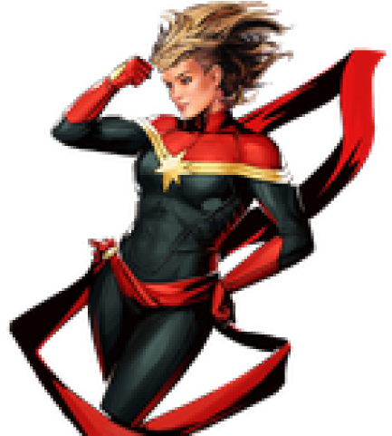 Captain Marvel Clipart - Captain Marvel Transparent Background - Png ...
