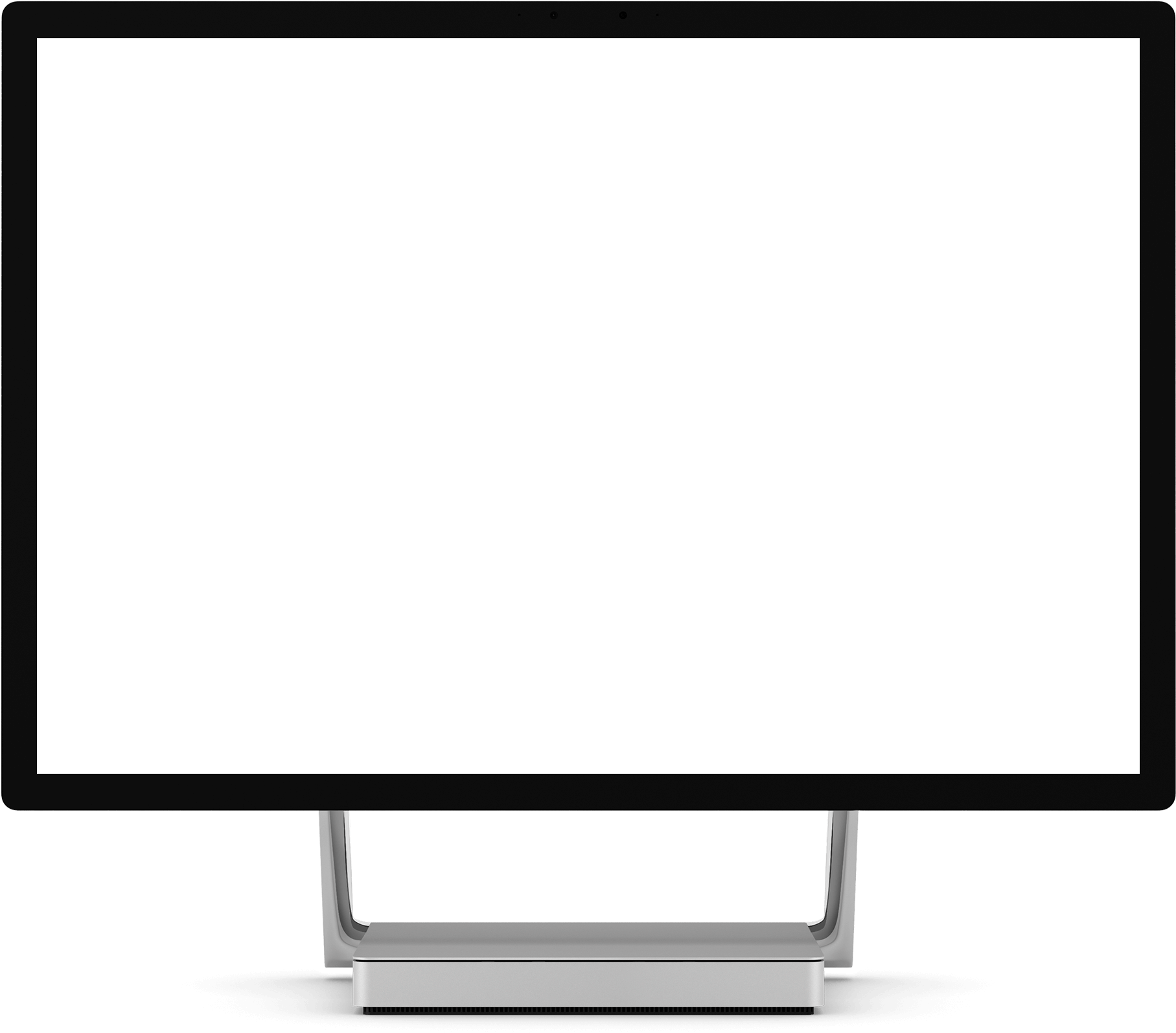 Computer Illustration Showing A Microsoft Surface Studio - Monitor ...