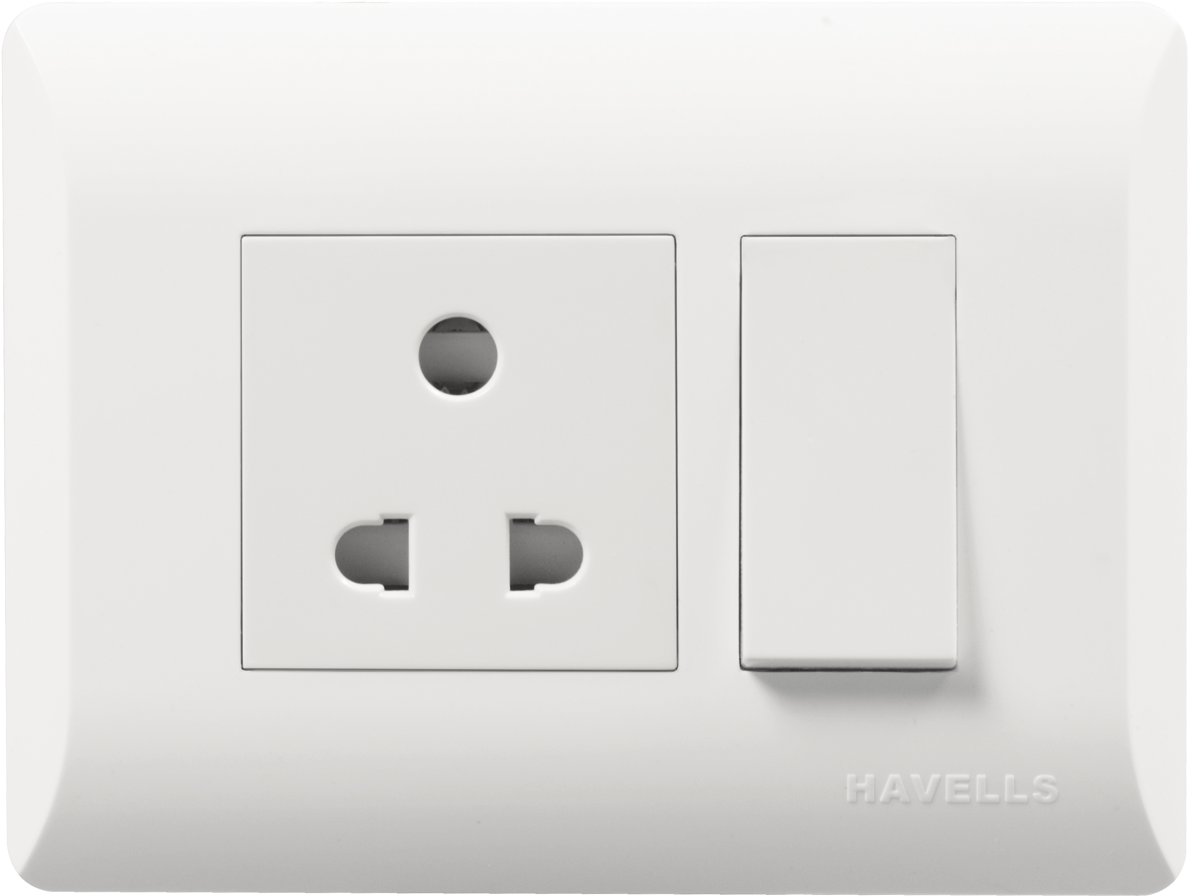 Havells Coral Modular Switches Clipart - Large Size Png Image - PikPng