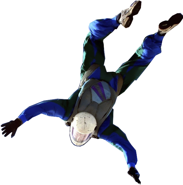 The Client Jumped At Something Different - Base Jumping Clipart - Large ...
